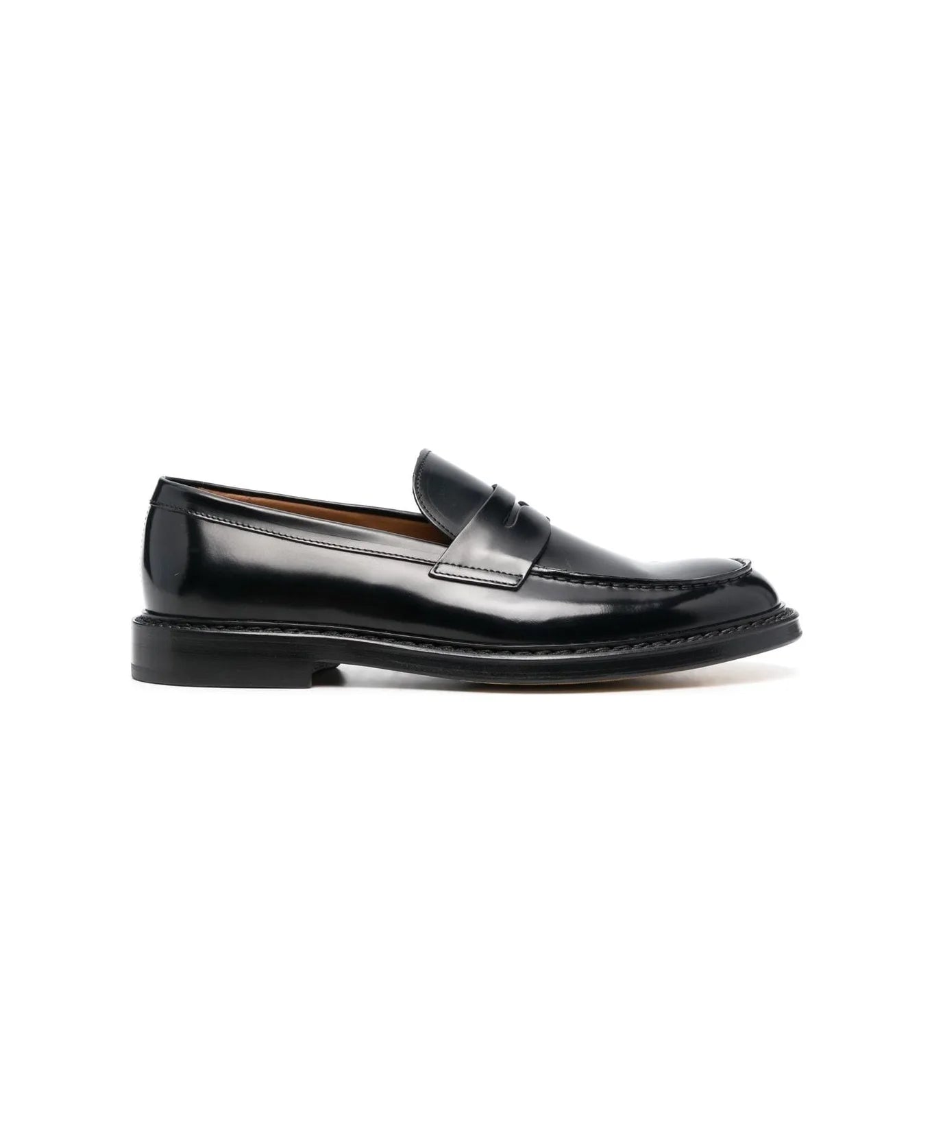 DOUCAL'S Horse Penny Loafer | Black – Burrows Clothiers
