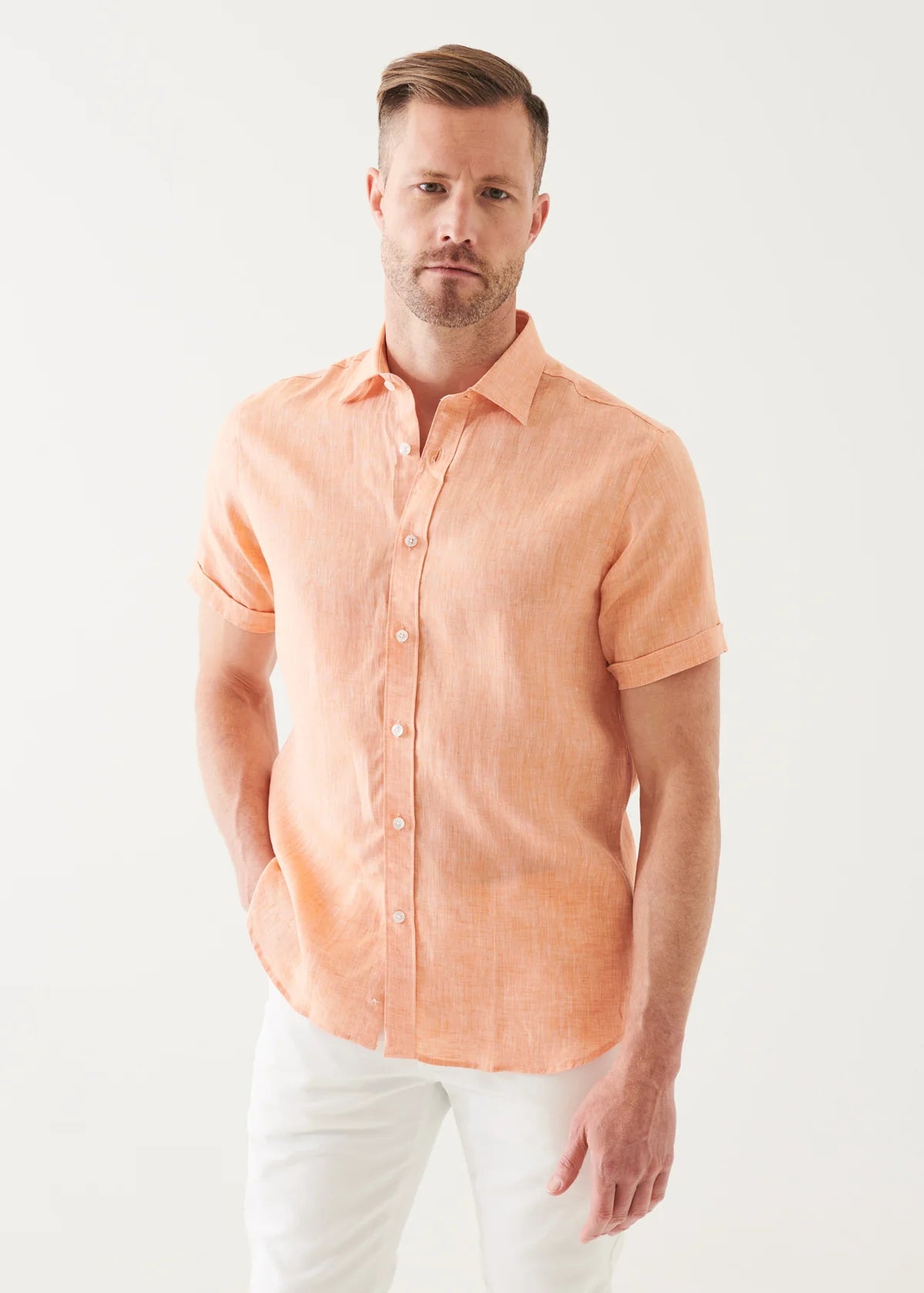 PATRICK ASSARAF L/S Linen Shirt | Nectar – Burrows Clothiers