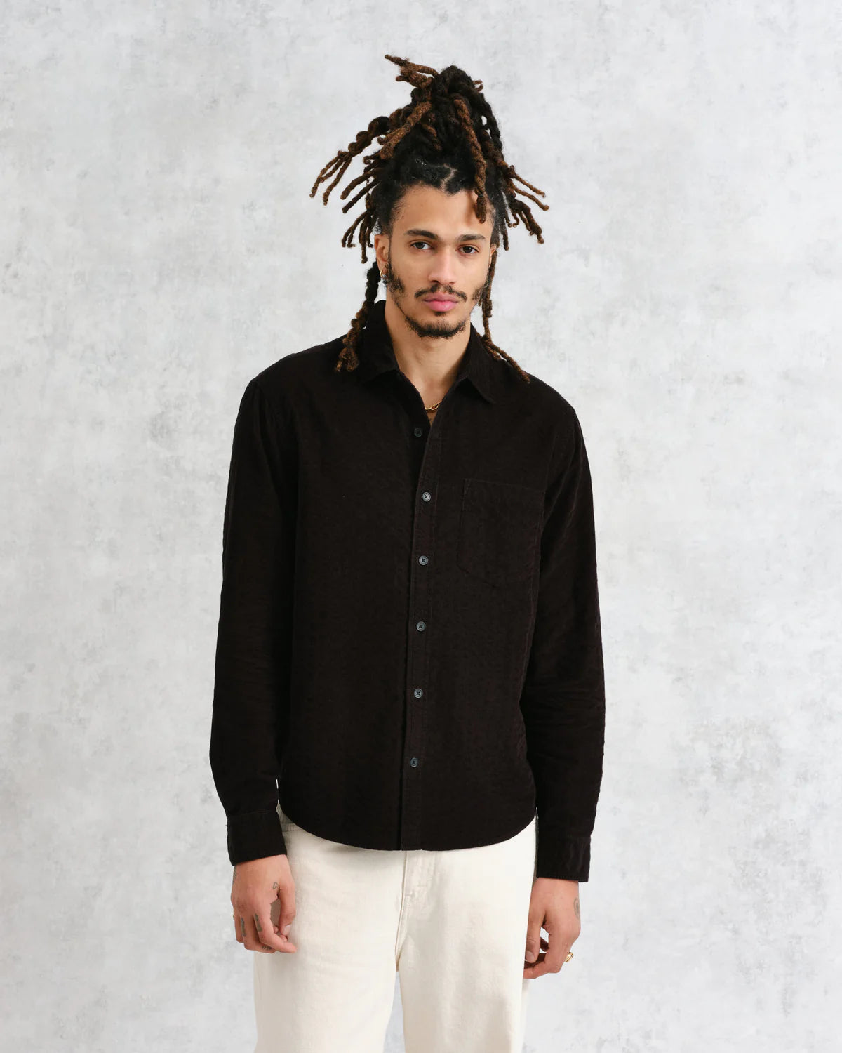 WAX London Shelly Shirt in Seersucker Corduroy – Burrows Clothiers