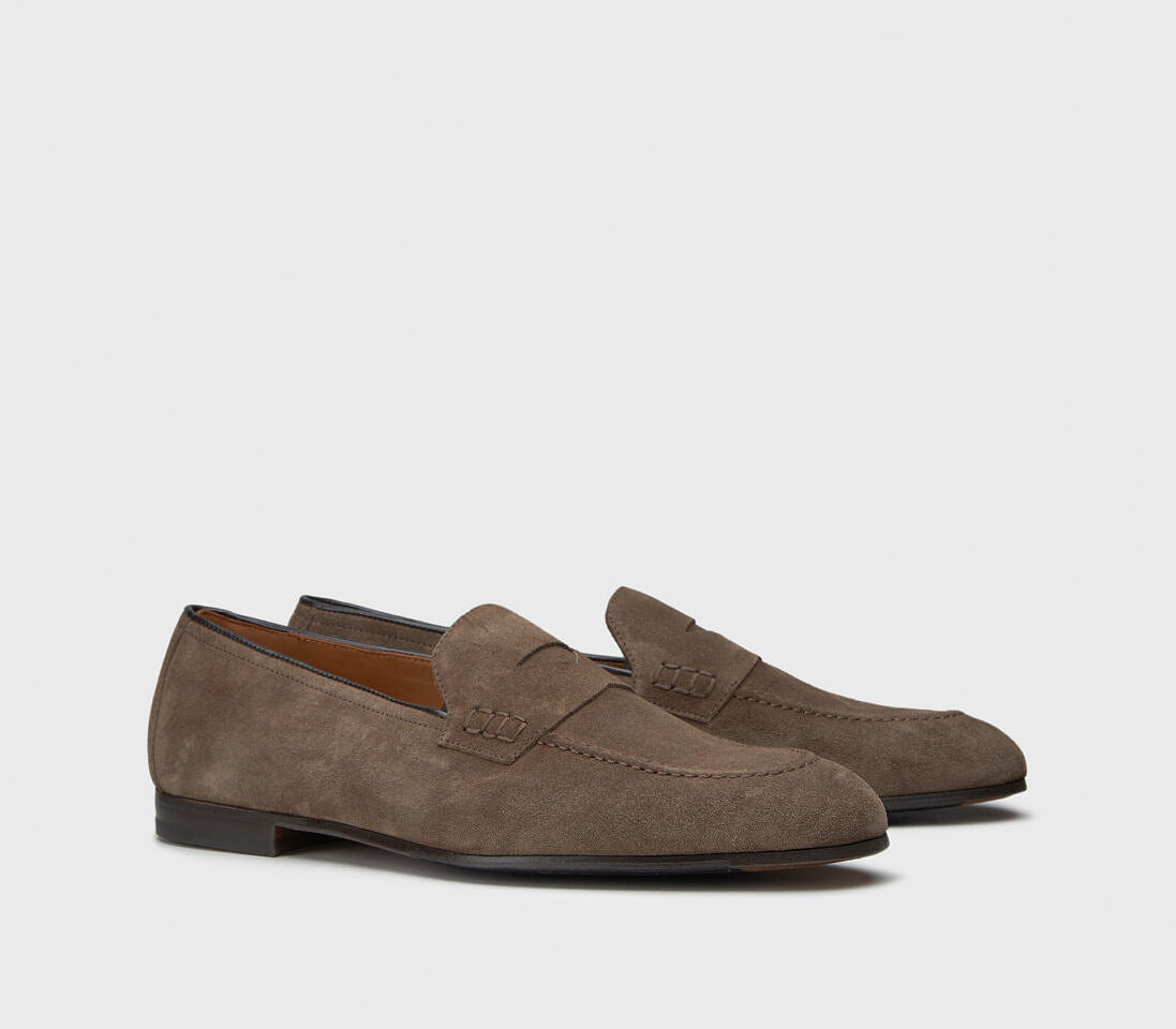 DOUCAL'S Penny Loafer | Coffee – Burrows Clothiers