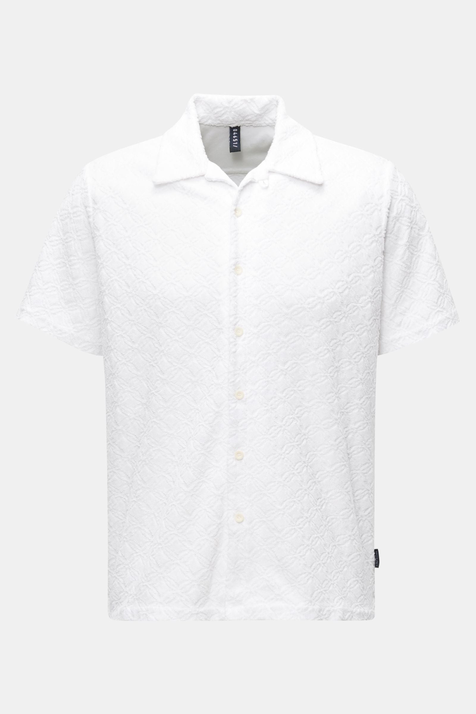 04651/ Terry SS Shirt | White – Burrows Clothiers